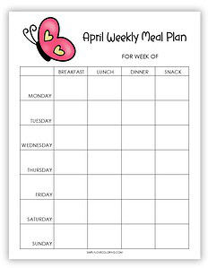 April Planner Printables (Free PDF Download) - Simply Love Coloring