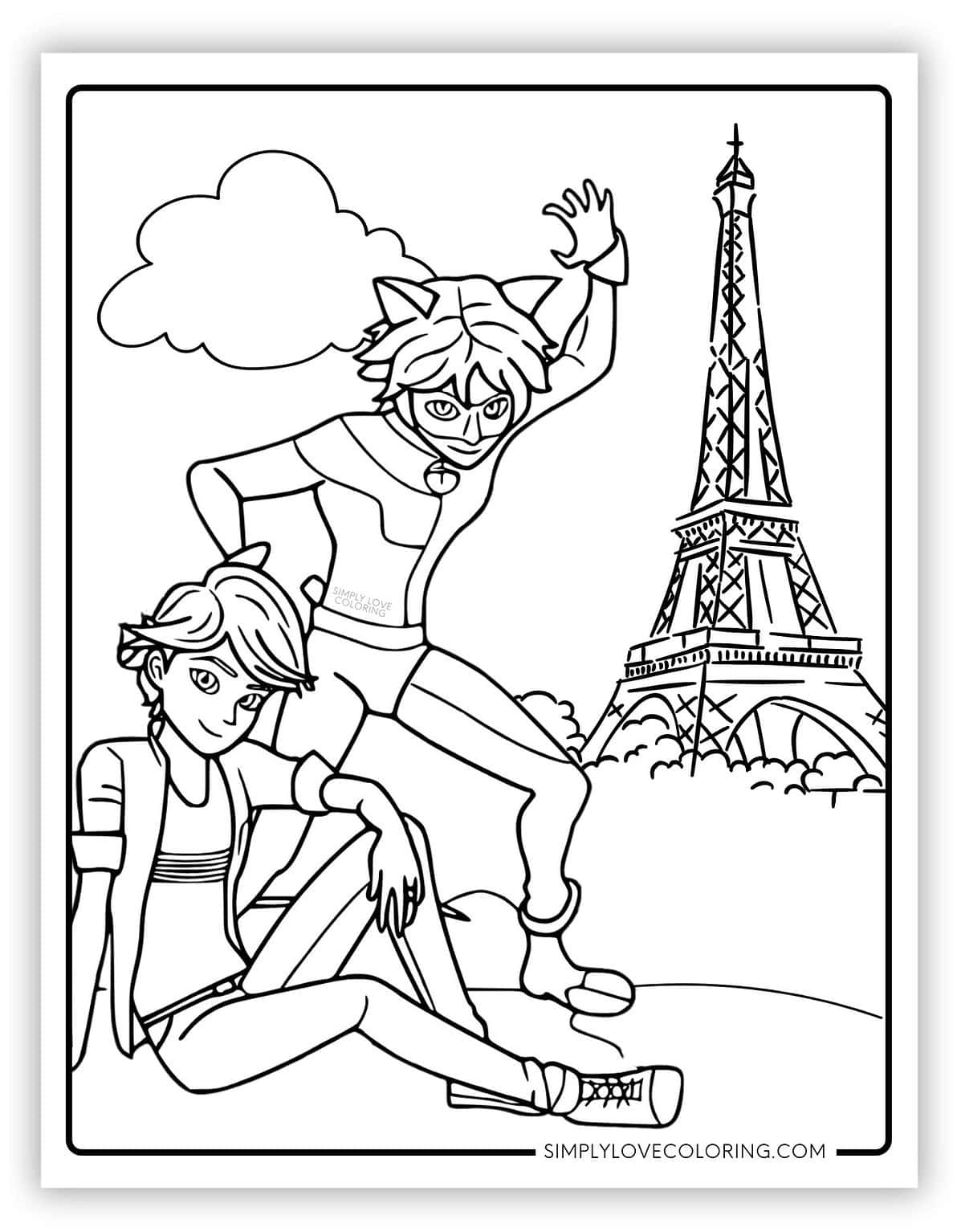 28 Miraculous Ladybug Coloring Pages (Free PDF Printables) - Simply ...