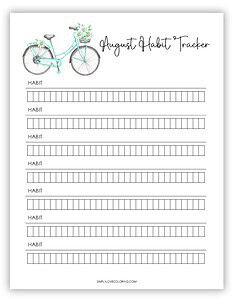 August Planner Printables (Free PDF Download) - Simply Love Coloring