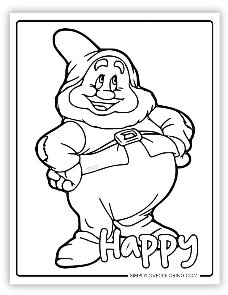 Snow White Coloring Pages (Free PDF Printables) - Simply Love Coloring