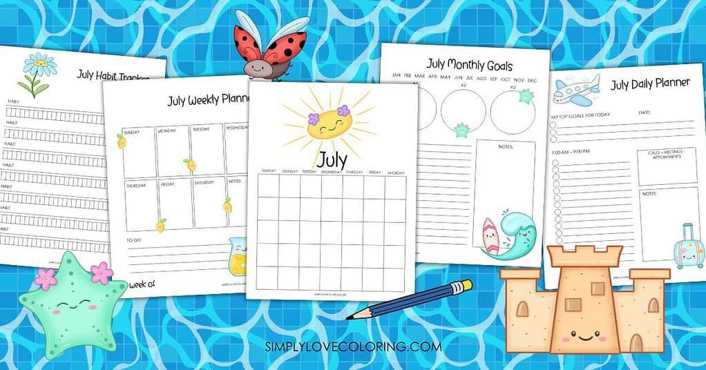 July Coloring Pages (Free PDF Printables) - Simply Love Coloring