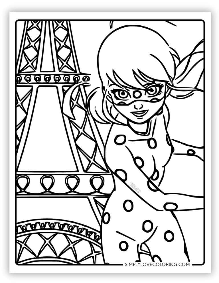 28 Miraculous Ladybug Coloring Pages (Free PDF Printables) - Simply ...