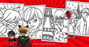 28 Miraculous Ladybug Coloring Pages (Free PDF Printables) - Simply ...