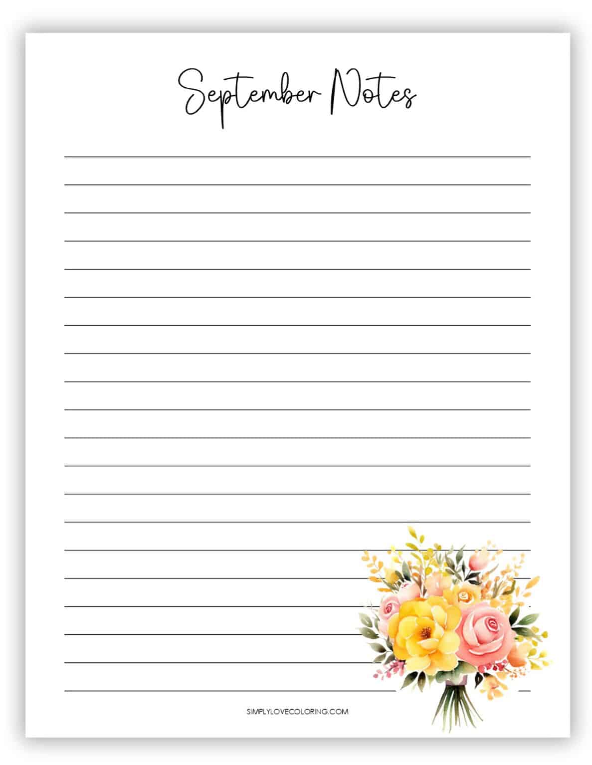 September Planner Printables (Free PDF Downloads) - Simply Love Coloring