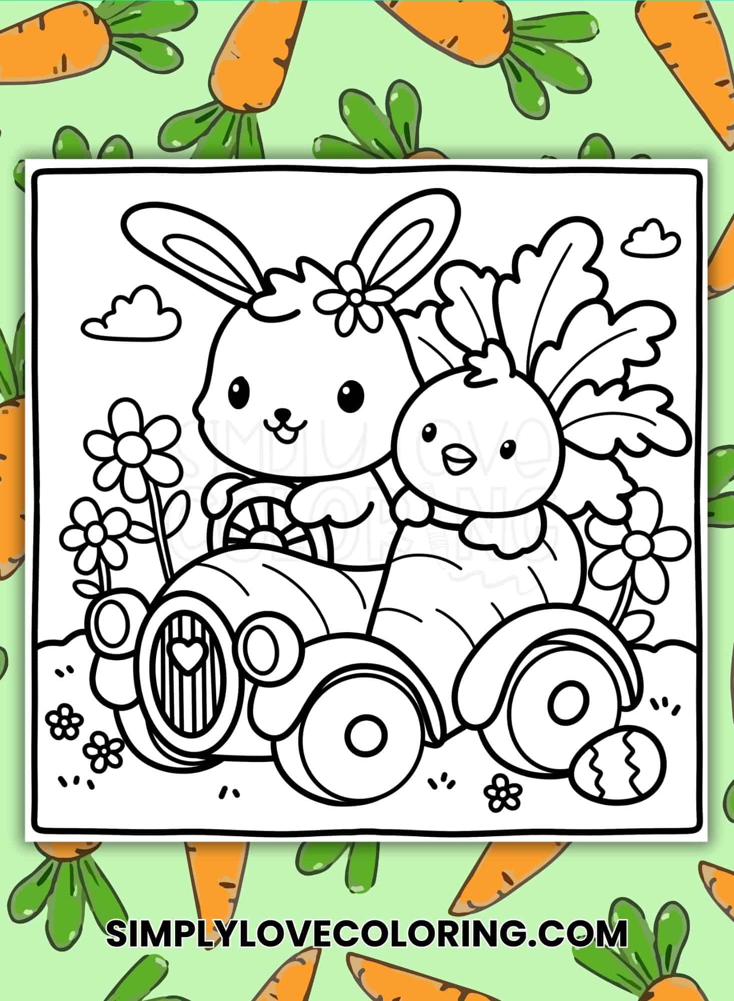 Cute Easter Coloring Pages for Adults (Free PDF Printables) - Simply ...