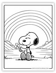 36 Snoopy Coloring Pages (Free PDF Printables) - Simply Love Coloring