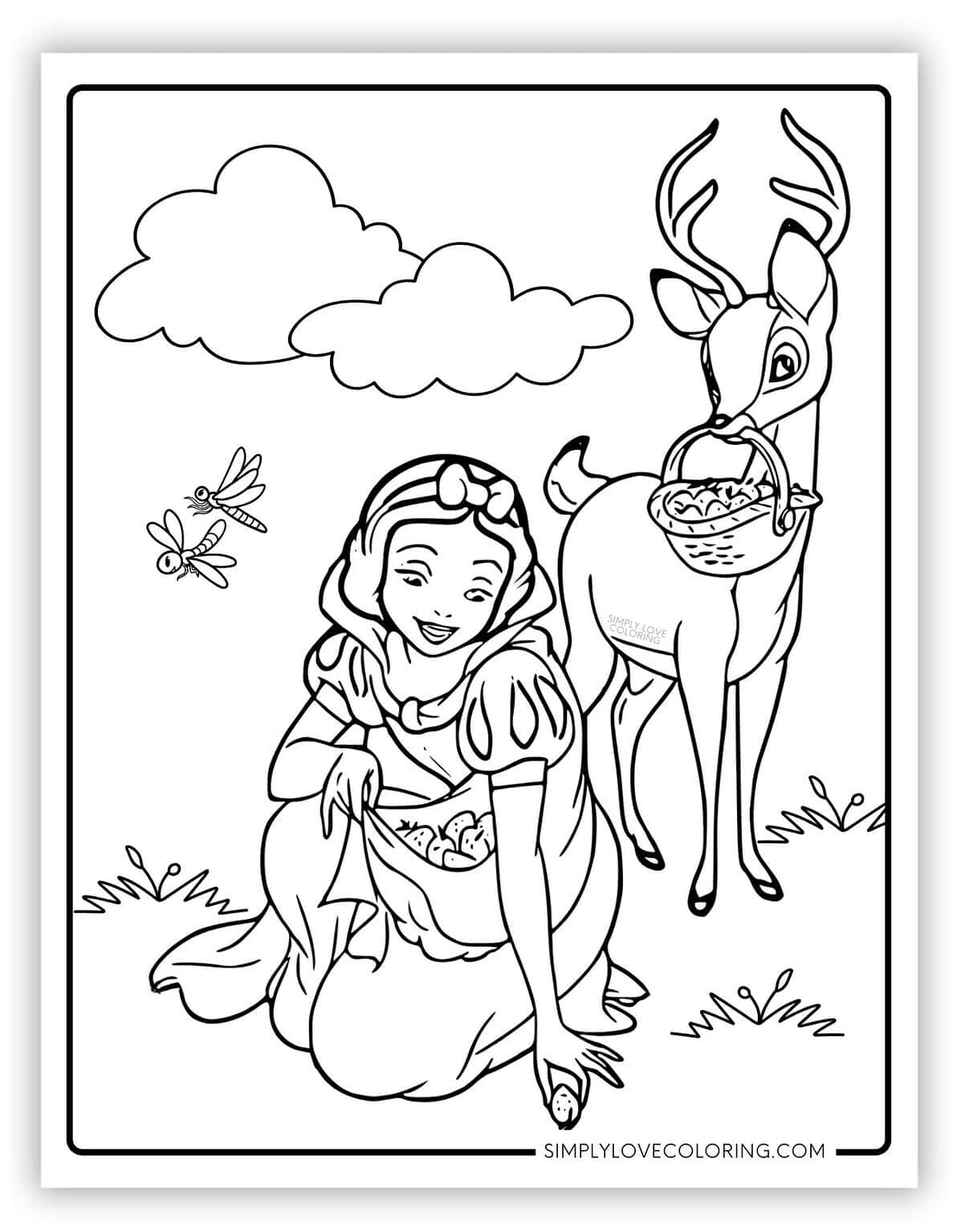 Snow White Coloring Pages (Free PDF Printables) - Simply Love Coloring