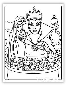 Snow White Coloring Pages (Free PDF Printables) - Simply Love Coloring