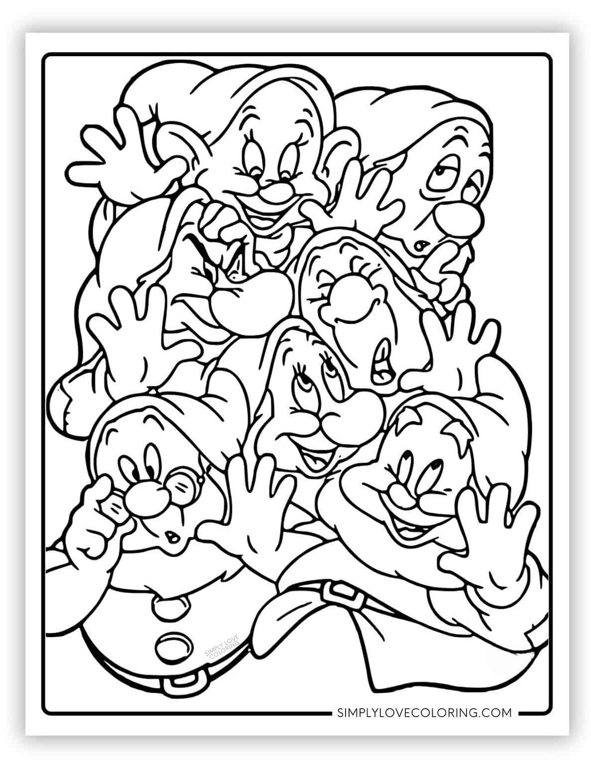 Snow White Coloring Pages (Free PDF Printables) - Simply Love Coloring