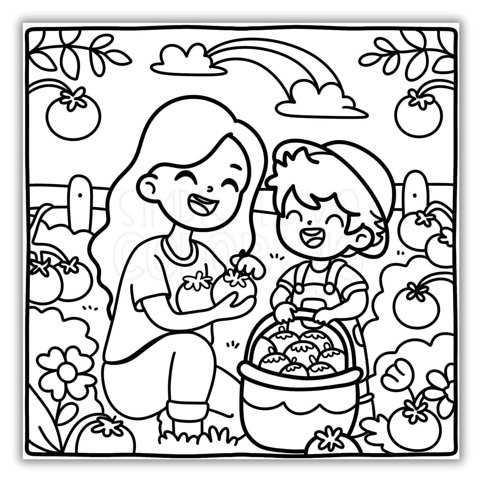 Cozy Mother's Day Coloring Pages (Free PDF Printables) - Simply Love ...