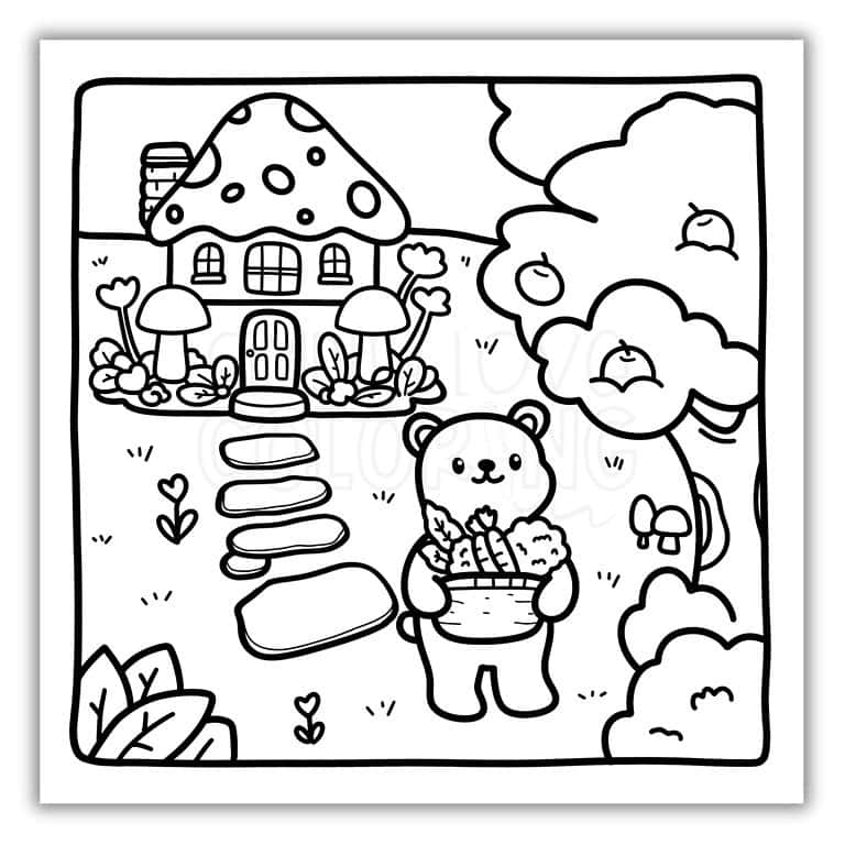 Cozy Animal Buddies Coloring Pages (Free PDF Printables) - Simply Love ...