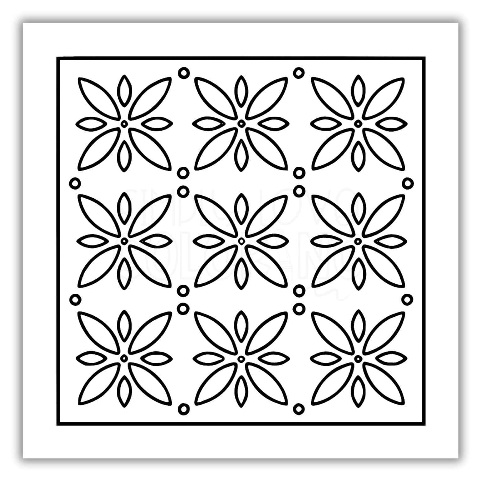 Cozy Pattern Coloring Pages (Free PDF Printables) - Simply Love Coloring