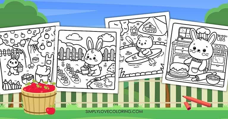 Pumpkin Coloring Pages (Free PDF Printables) - Simply Love Coloring