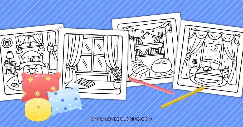 Cozy Collection Coloring Pages - Simply Love Coloring