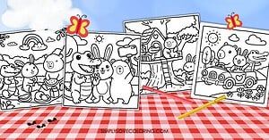 Cozy Farm Coloring Pages (Free PDF Printables) - Simply Love Coloring