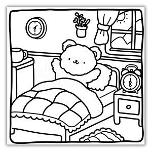 Cute Bear Coloring Pages (Free PDF Printables) - Simply Love Coloring