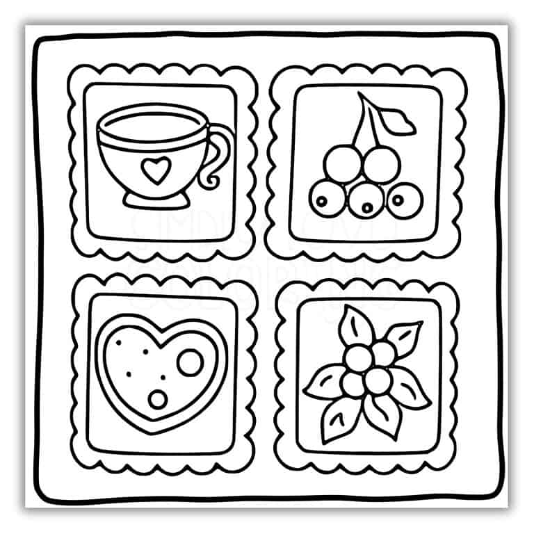 Cozy Pattern Coloring Pages (Free PDF Printables) - Simply Love Coloring
