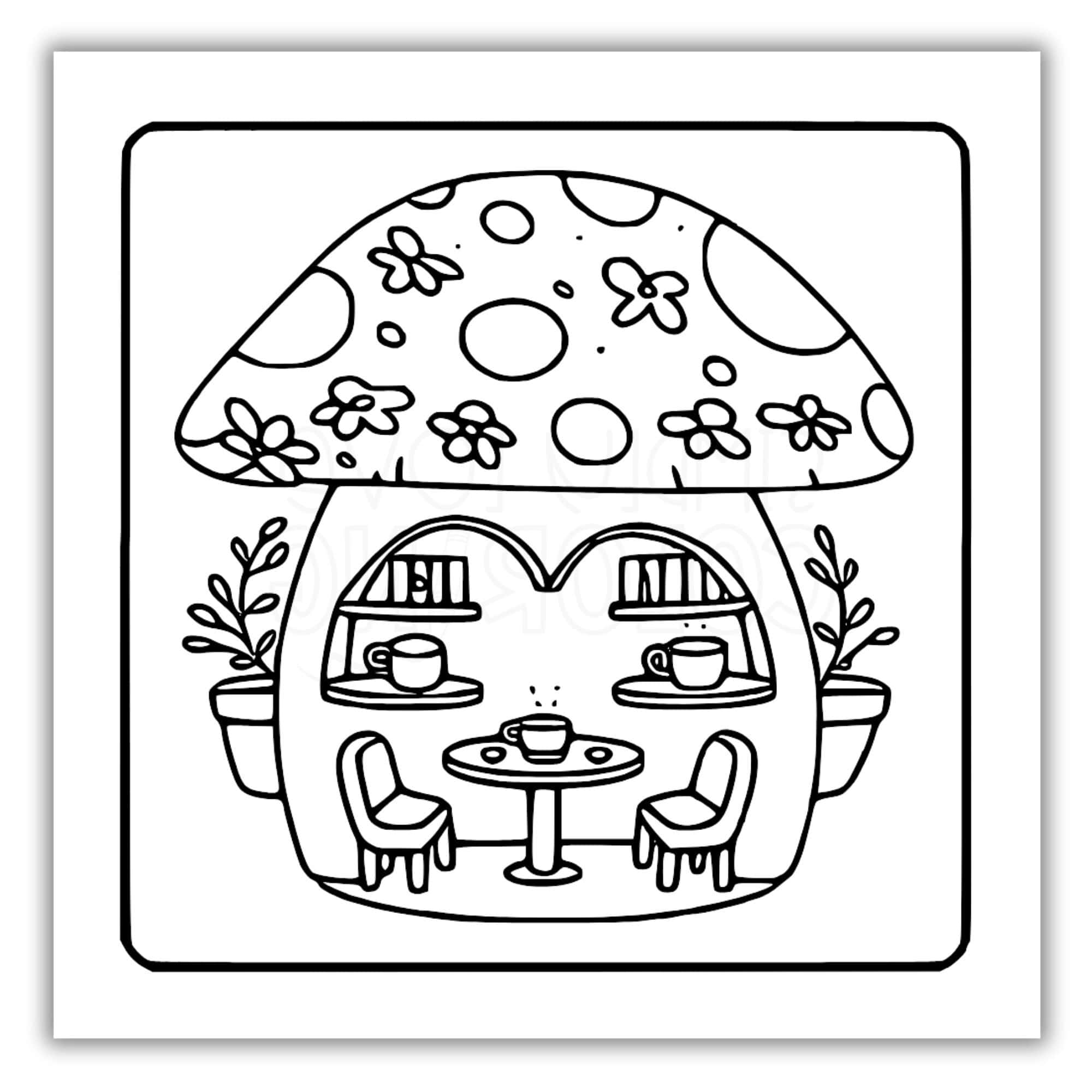Cozy House Coloring Pages (Free PDF Printables) - Simply Love Coloring