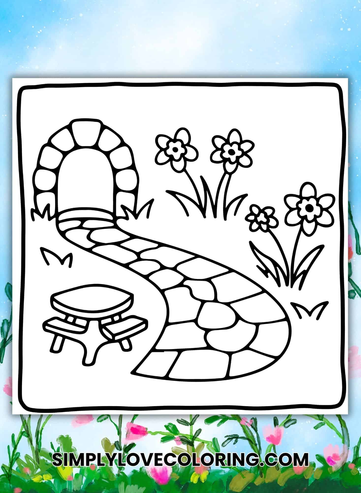 Cozy Spring Coloring Pages (Free PDF Printables) - Simply Love Coloring