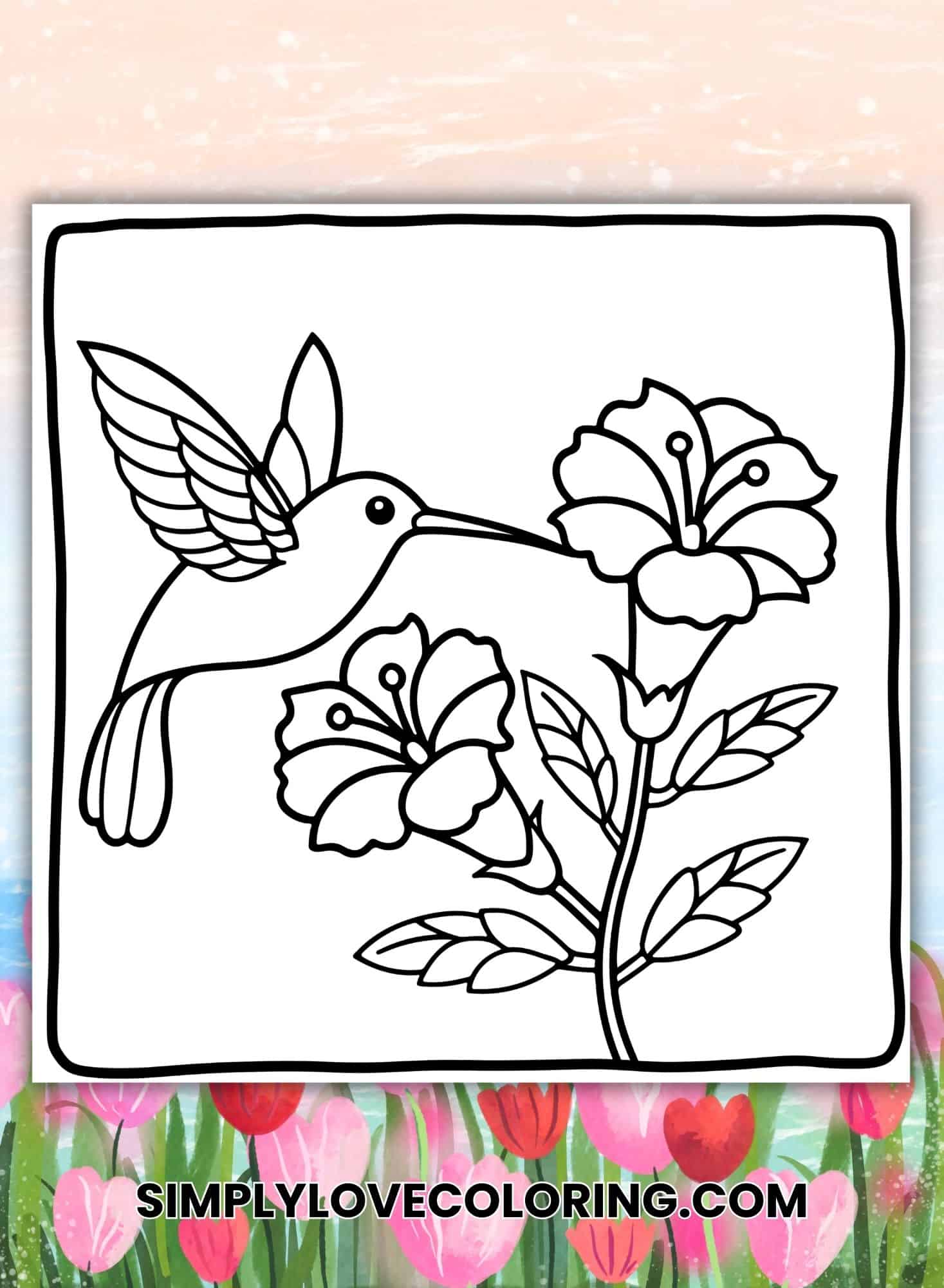 Cozy Spring Coloring Pages (Free PDF Printables) - Simply Love Coloring