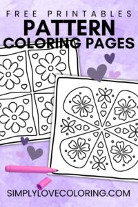 Cozy Pattern Coloring Pages (Free PDF Printables) - Simply Love Coloring