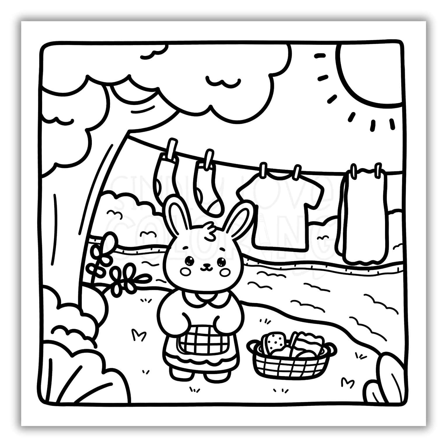 Cozy Animal Buddies Coloring Pages (Free PDF Printables) - Simply Love ...