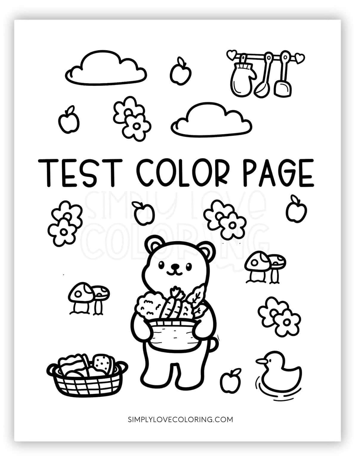 Cozy Animal Buddies Coloring Pages (Free PDF Printables) - Simply Love ...