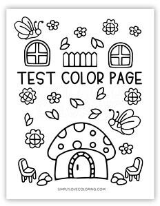 Cozy House Coloring Pages (Free PDF Printables) - Simply Love Coloring