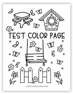 Cozy Spring Coloring Pages (Free PDF Printables) - Simply Love Coloring