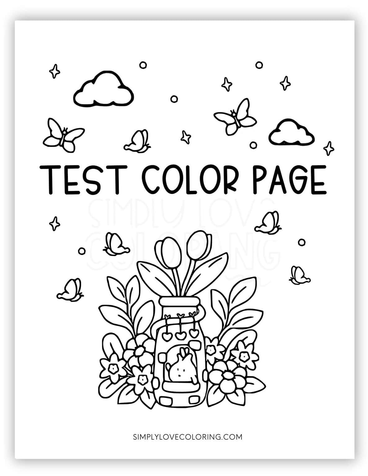 Tiny Garden Coloring Pages (Free PDF Printables) - Simply Love Coloring