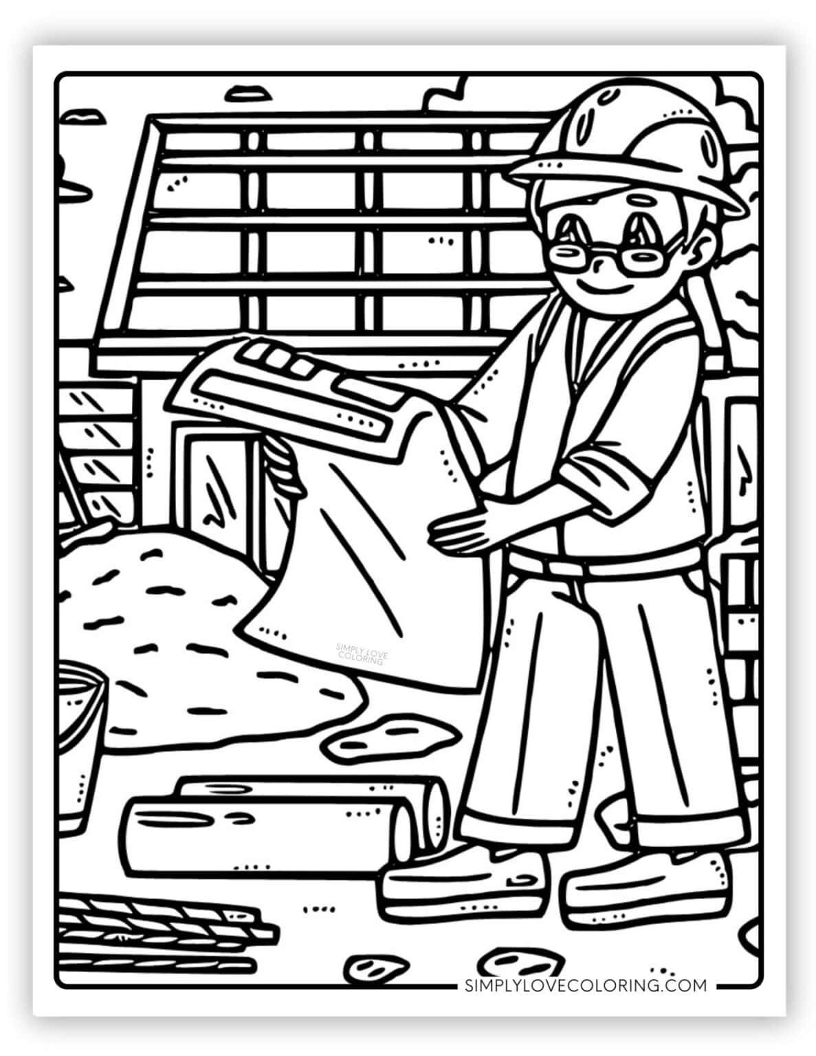 Construction Coloring Pages (Free PDF Printables) - Simply Love Coloring