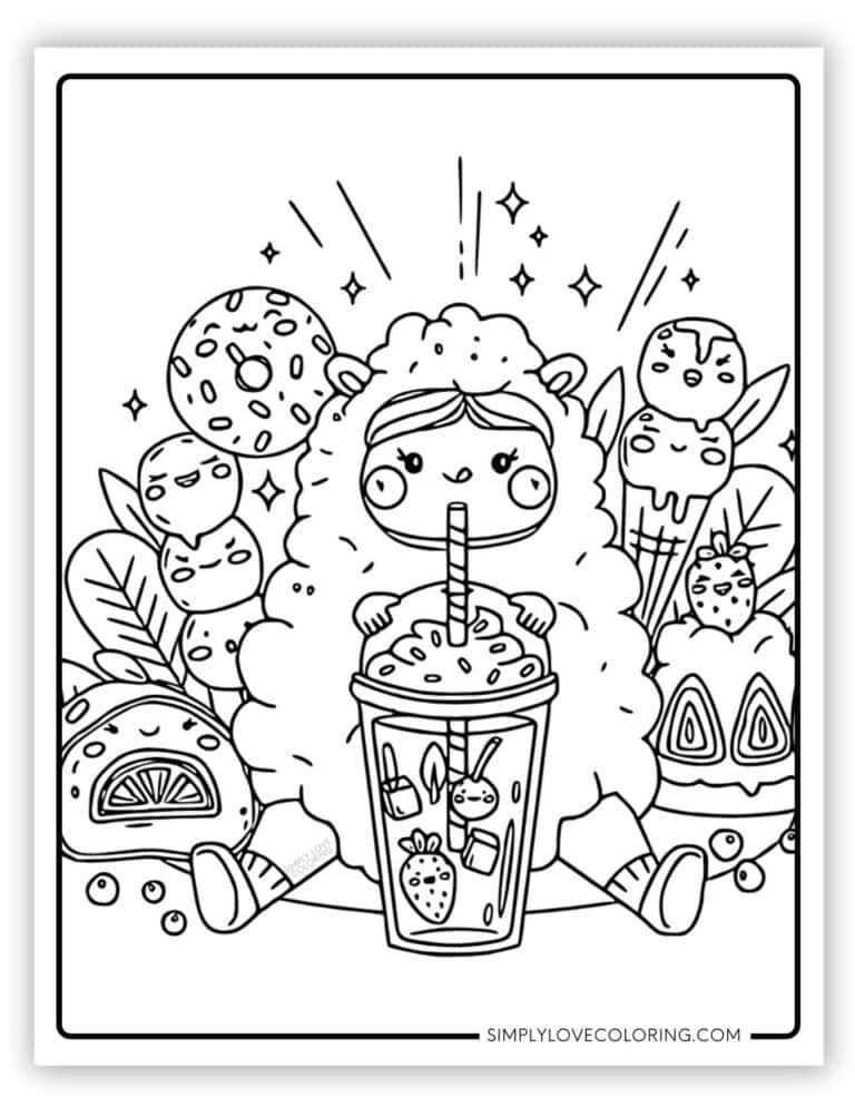 Boba Coloring Pages (Free PDF Printables) - Simply Love Coloring