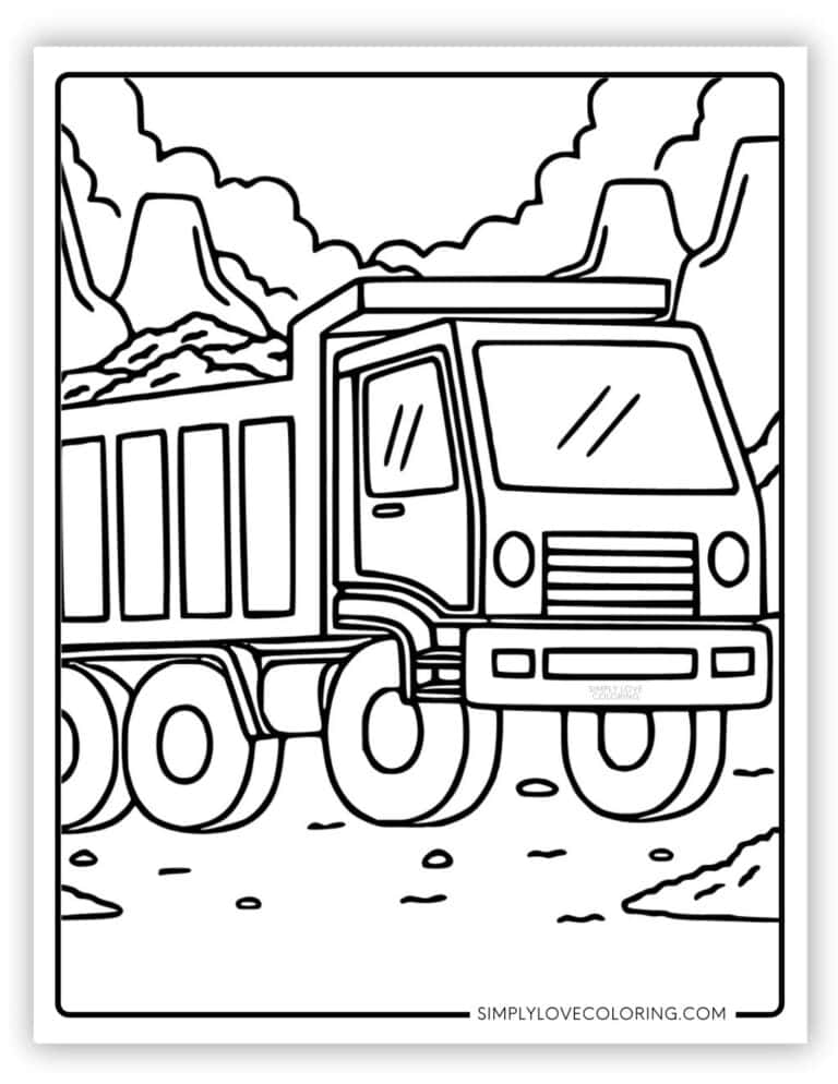 Construction Coloring Pages (Free PDF Printables) - Simply Love Coloring