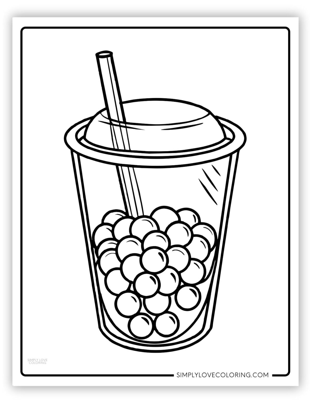 Boba Coloring Pages (Free PDF Printables) - Simply Love Coloring