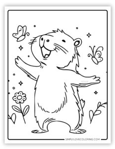 Capybara Coloring Pages (Free PDF Printables) - Simply Love Coloring