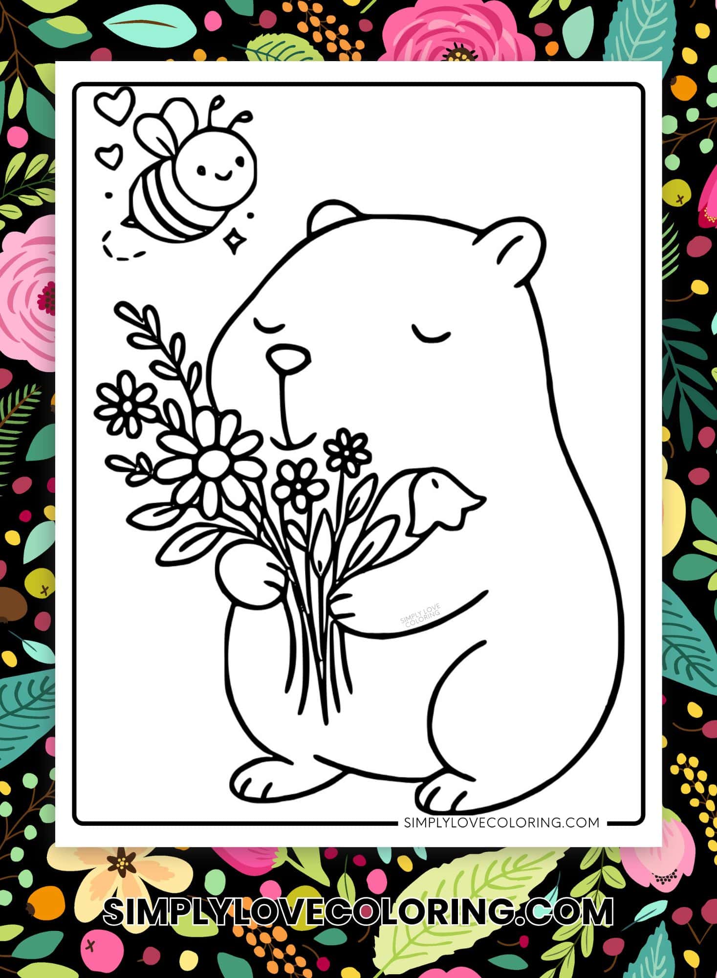 Capybara Coloring Pages (Free PDF Printables) - Simply Love Coloring