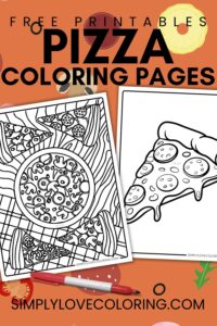 Pizza Coloring Pages (Free PDF Printables) - Simply Love Coloring