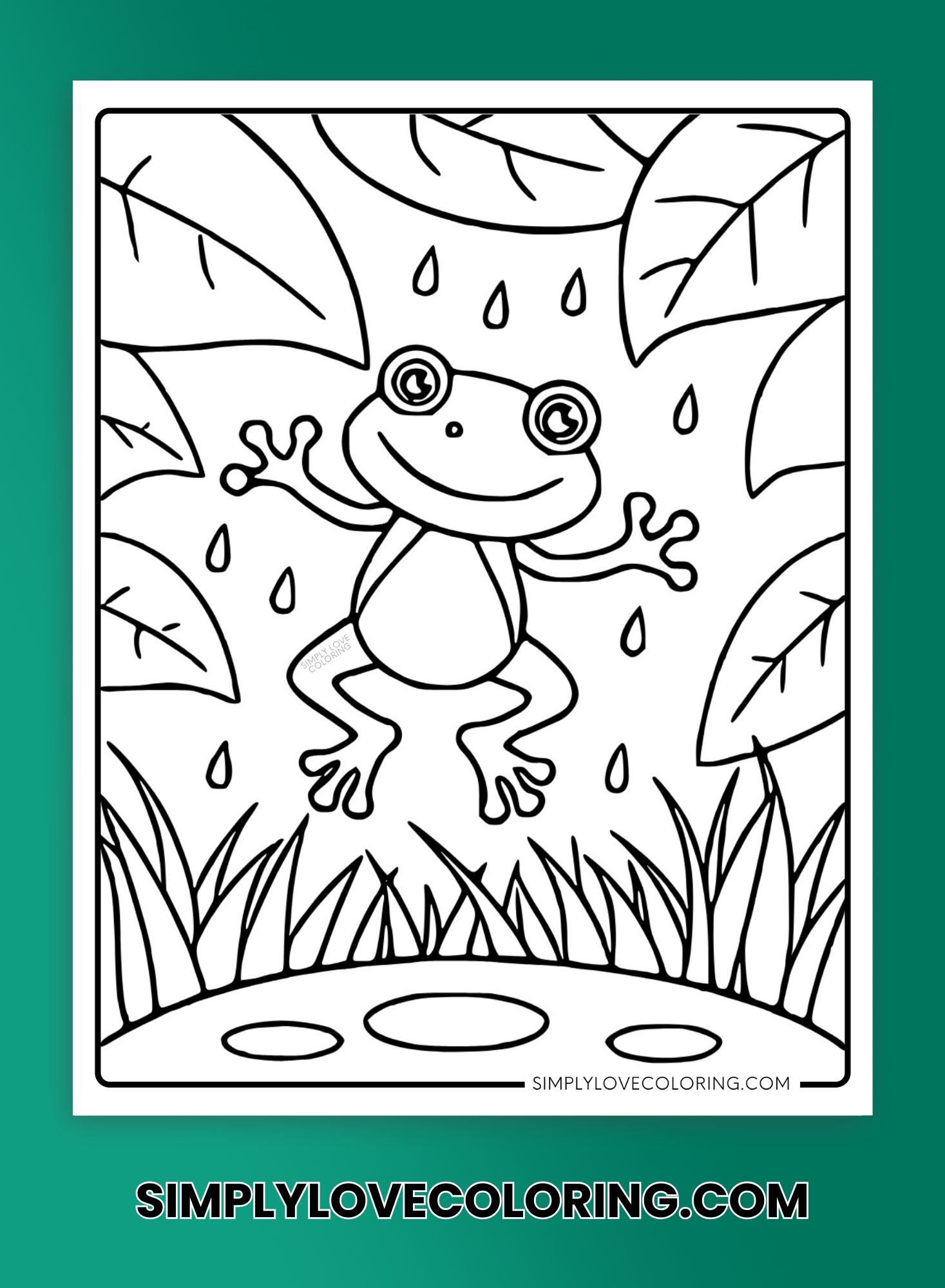 Rainy Day Coloring Pages (Free PDF Printables) - Simply Love Coloring