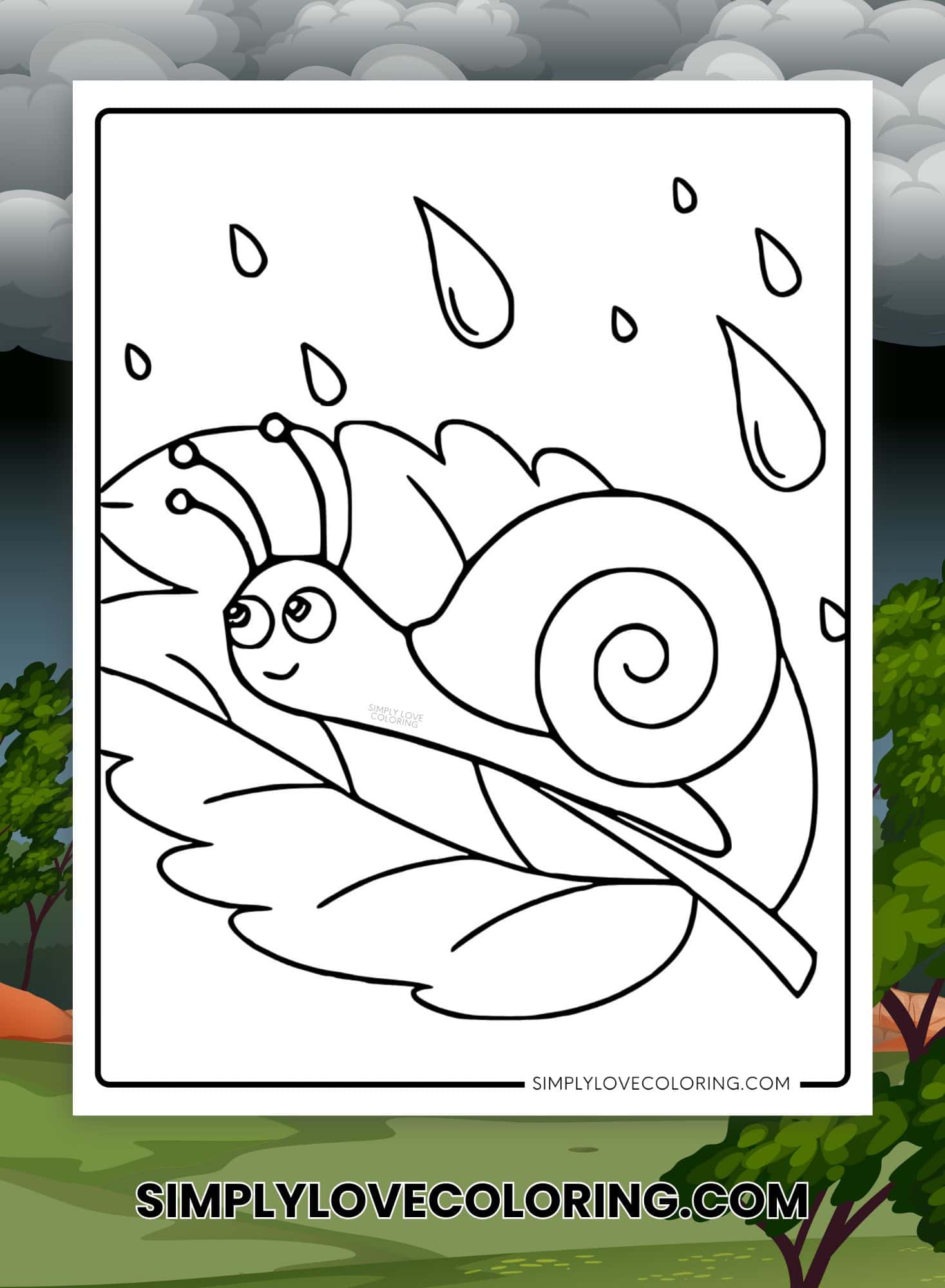 Rainy Day Coloring Pages (Free PDF Printables) - Simply Love Coloring