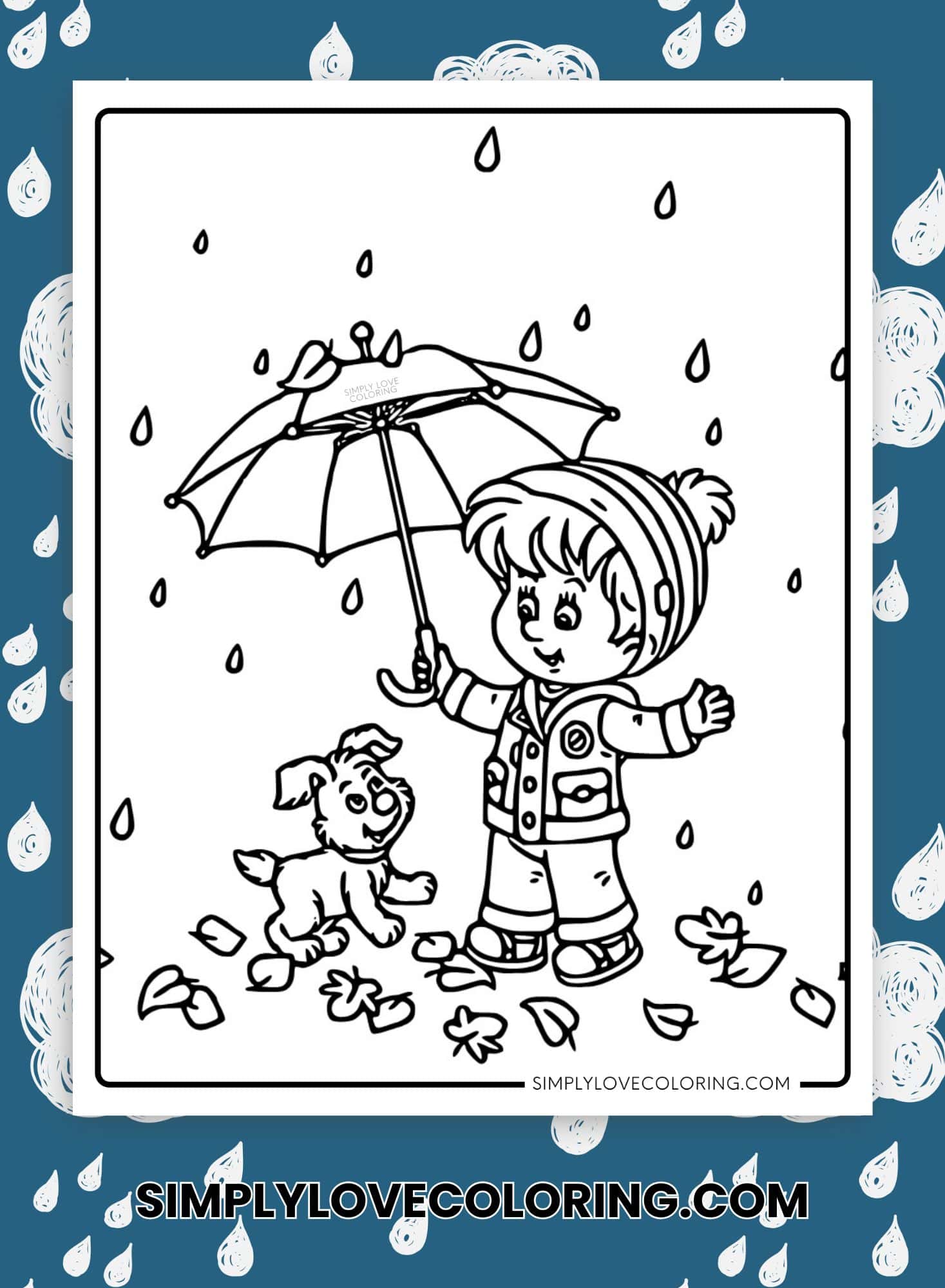 Rainy Day Coloring Pages (Free PDF Printables) - Simply Love Coloring