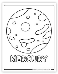 Planet Coloring Pages (Free PDF Printables) - Simply Love Coloring