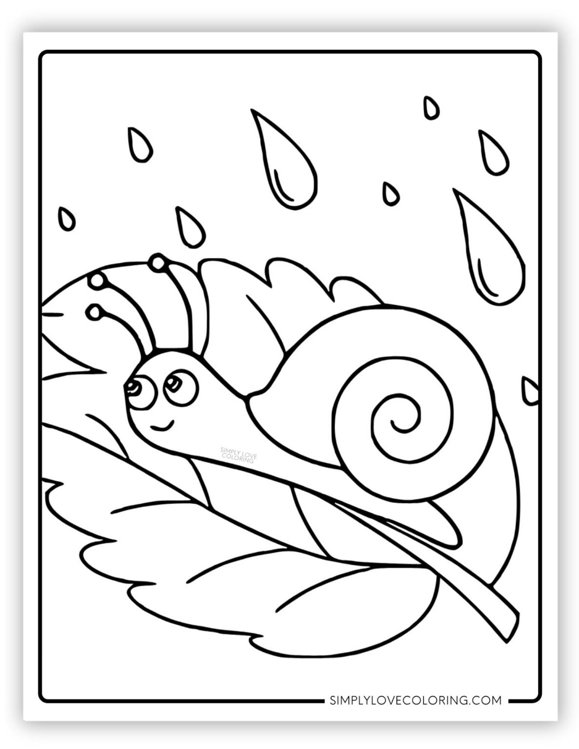 Rainy Day Coloring Pages (Free PDF Printables) - Simply Love Coloring