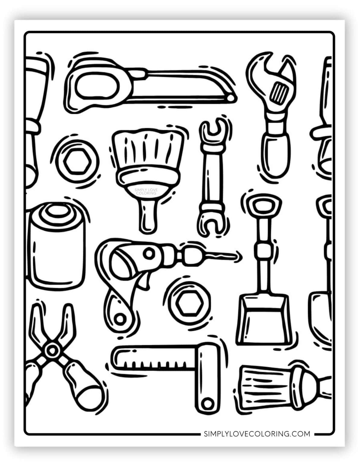 Construction Coloring Pages (Free PDF Printables) - Simply Love Coloring