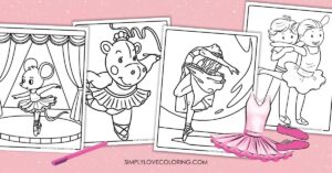 Ballerina Coloring Pages (Free PDF Printables) - Simply Love Coloring
