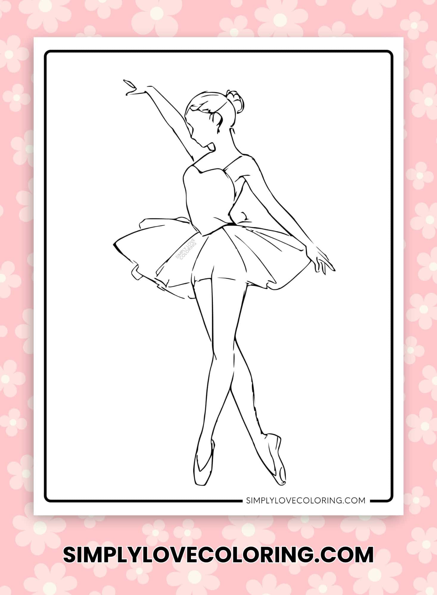 Ballerina Coloring Pages (Free PDF Printables) - Simply Love Coloring