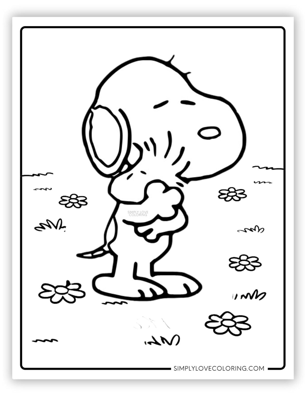 Peanuts Coloring Pages (Free PDF Printables) - Simply Love Coloring