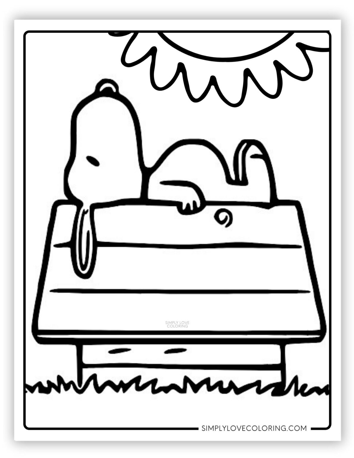Peanuts Coloring Pages (Free PDF Printables) - Simply Love Coloring